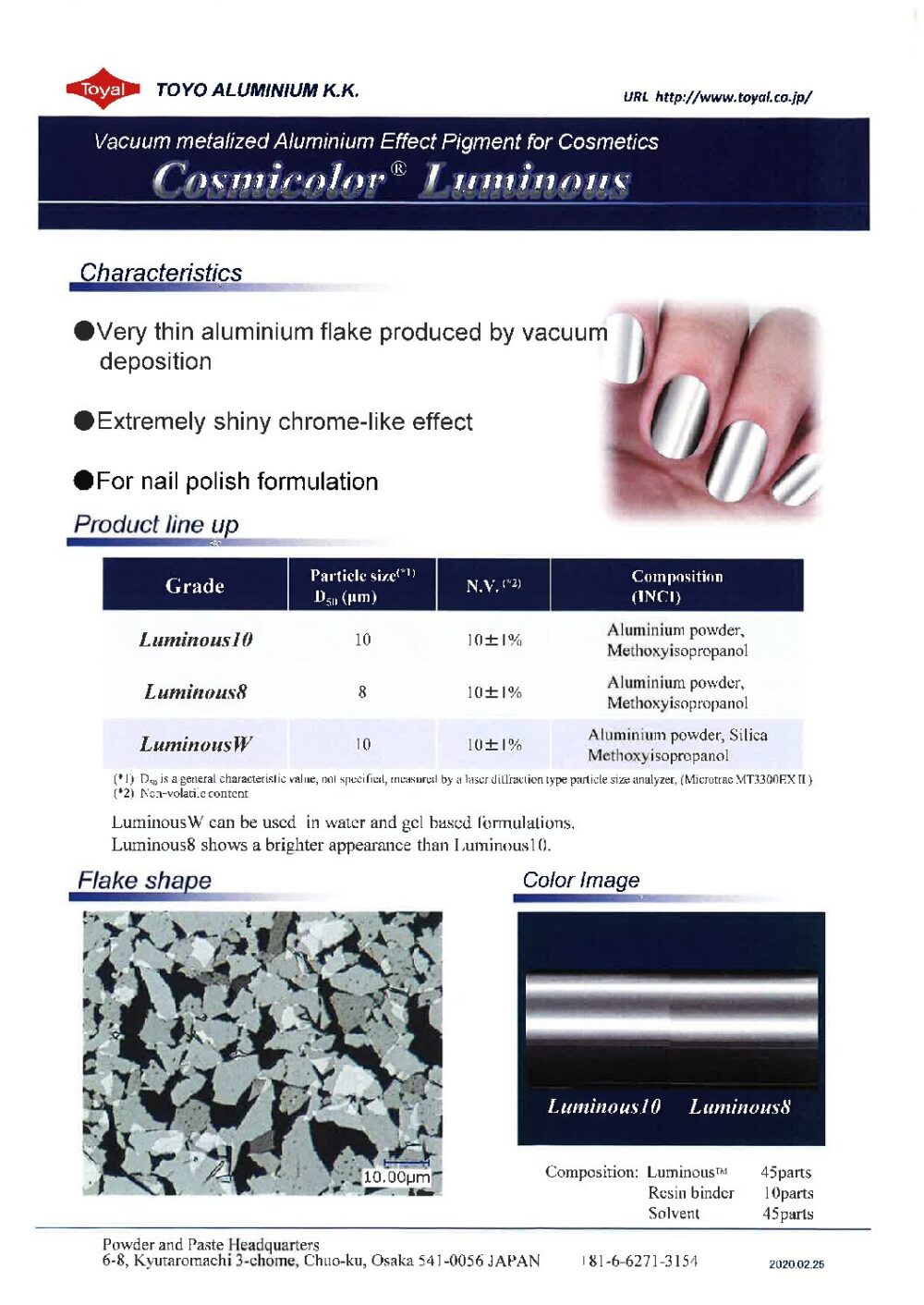 COSMICOLOR® - Toyal Europe